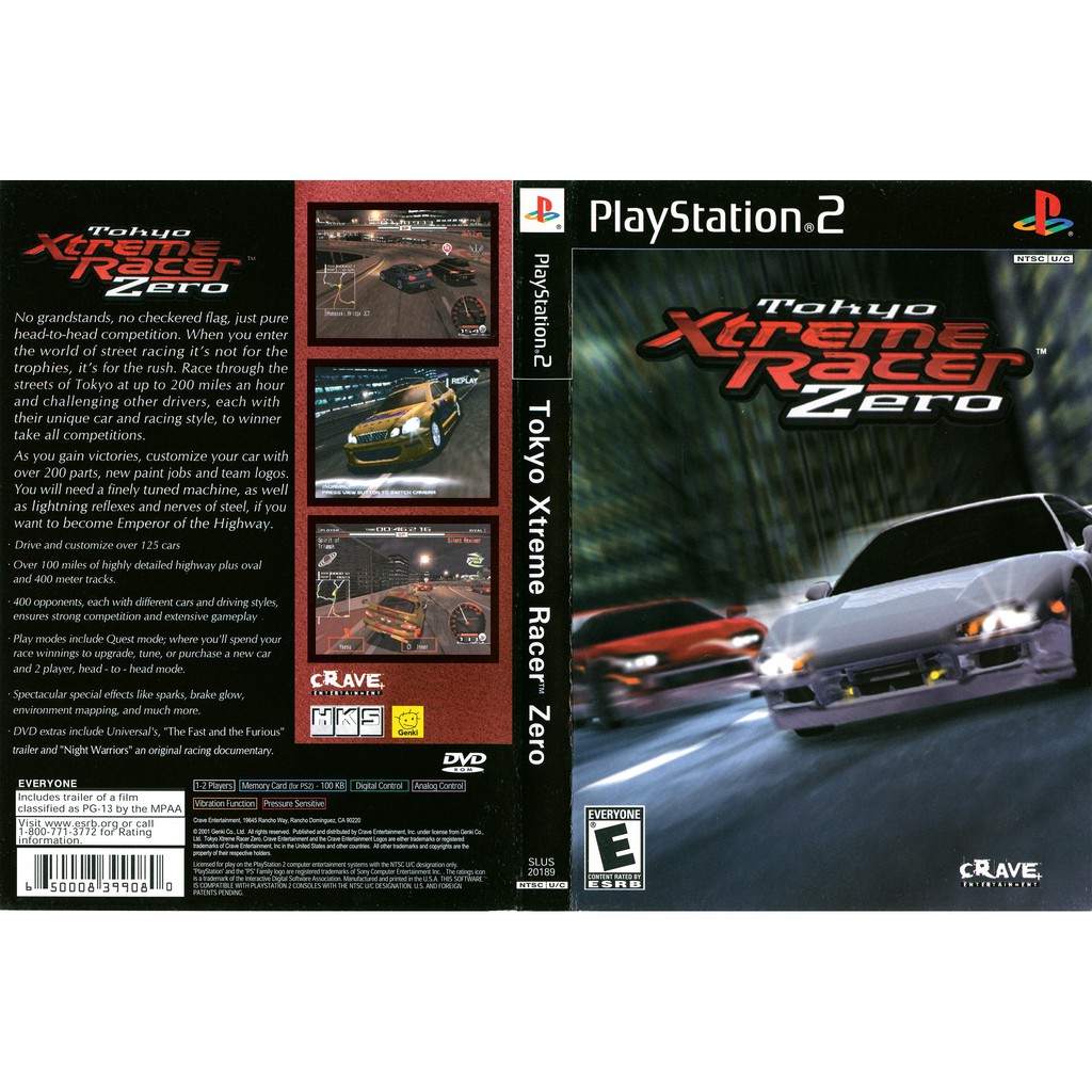 Jual Kaset PS2 Game Tokyo Xtreme Racer - Zero | Shopee Indonesia
