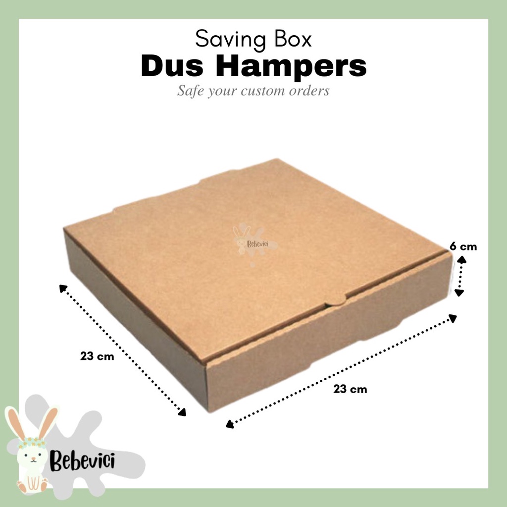 Jual PROMO 12.12 bebevici - Dus Box KOTAK HAMPERS 23x23x6 / Dus Coklat ...