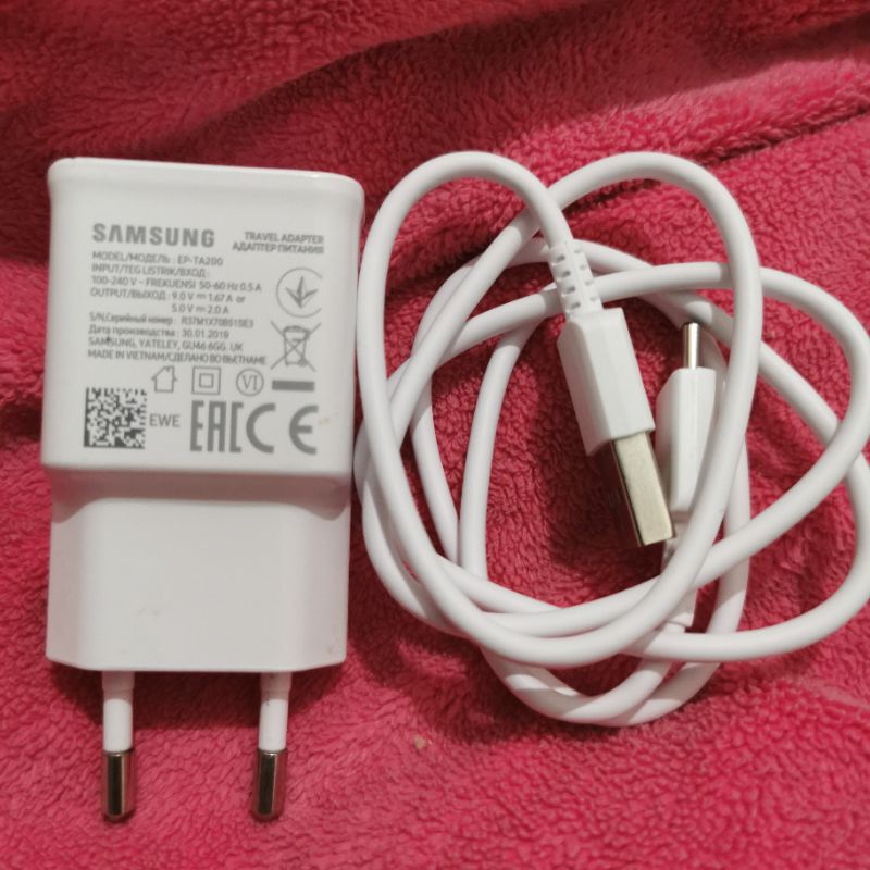 Jual Charger Samsung S10e S10 Plus bekas ORIGINAL CABUTAN BEKASAN HP | Shopee Indonesia