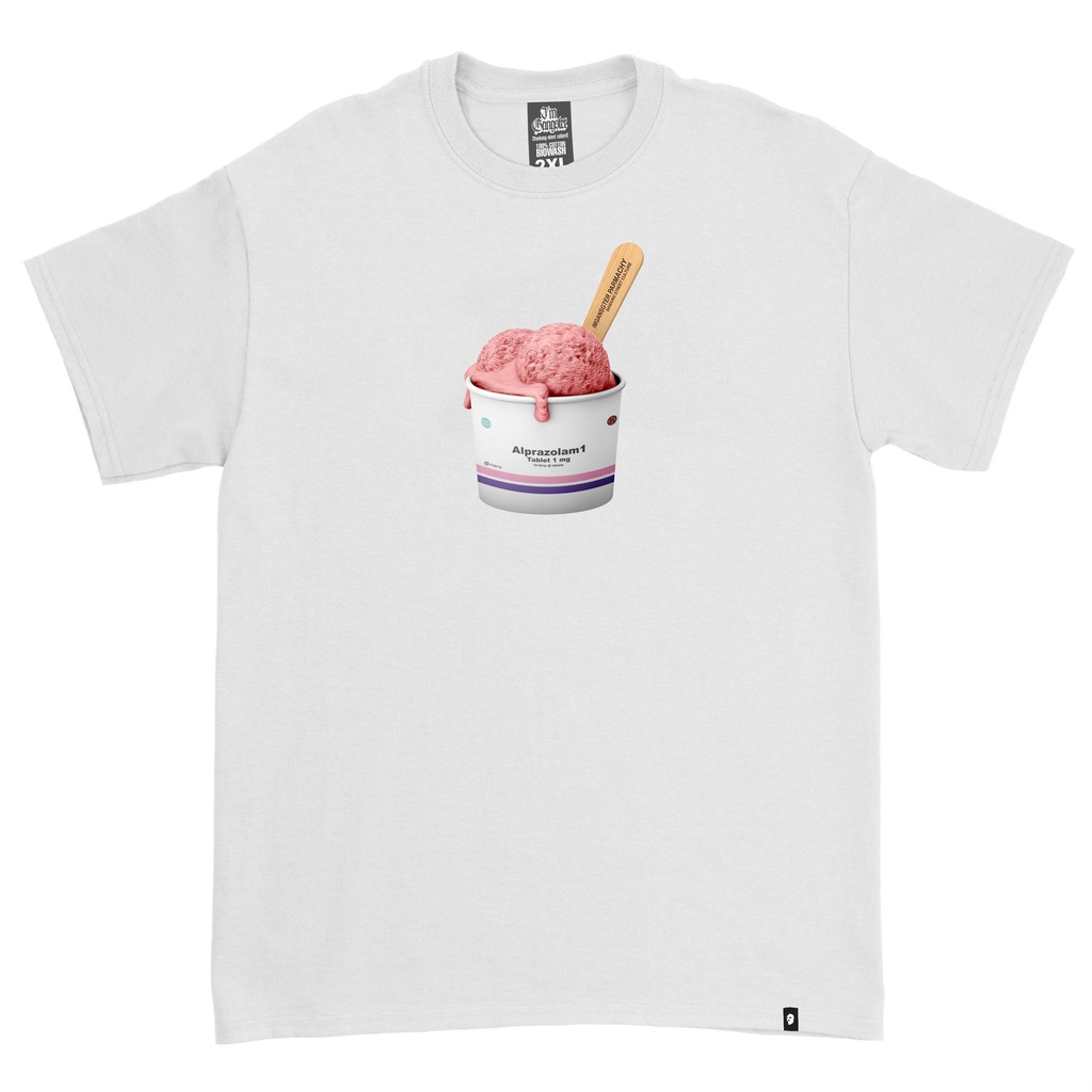 Jual kaos putih imgangster ALPHA ICE CREAM | Shopee Indonesia