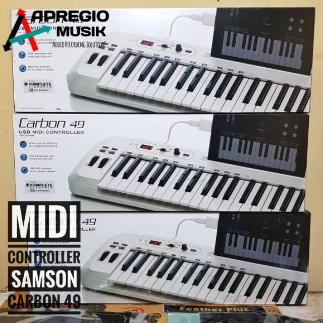 Jual SAMSON CARBON 49 USB Midi Controller 49 Key | Shopee Indonesia