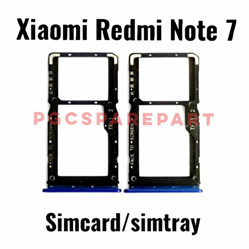 Jual Original Simtray Xiaomi Redmi Note 7 - Tempat Simcard Simlock Sim ...