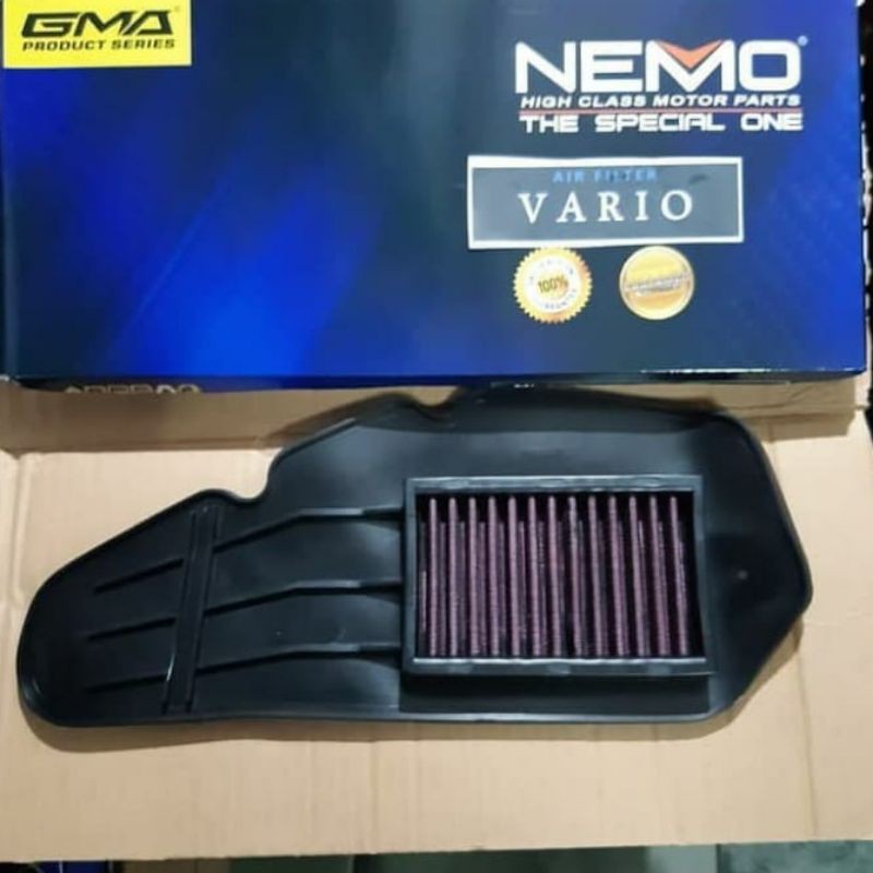 Jual filter udara racing new vario 125 150 led gma nemo/ air filter ...