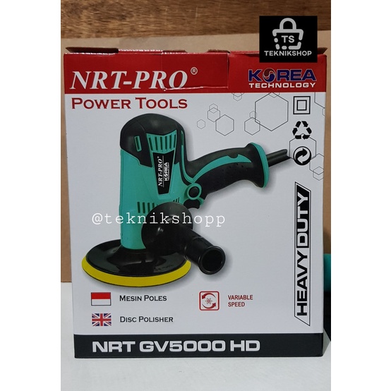 Jual MESIN POLES NRT GV5000HD 125MM 5" NRT PRO VARIABLE SPEED / ALAT ...