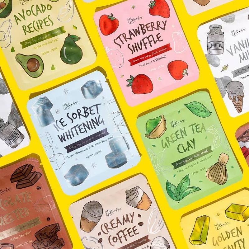 Jual LEA GLORIA WASH OFF MASK ORGANIC 20GR (NEW PACKAGE!!) | Shopee Indonesia