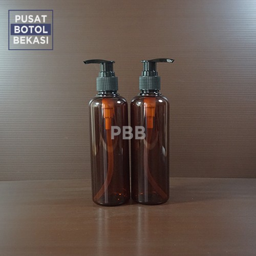 Jual Botol pump 250 ml Coklat - Tutup Hitam | Shopee Indonesia