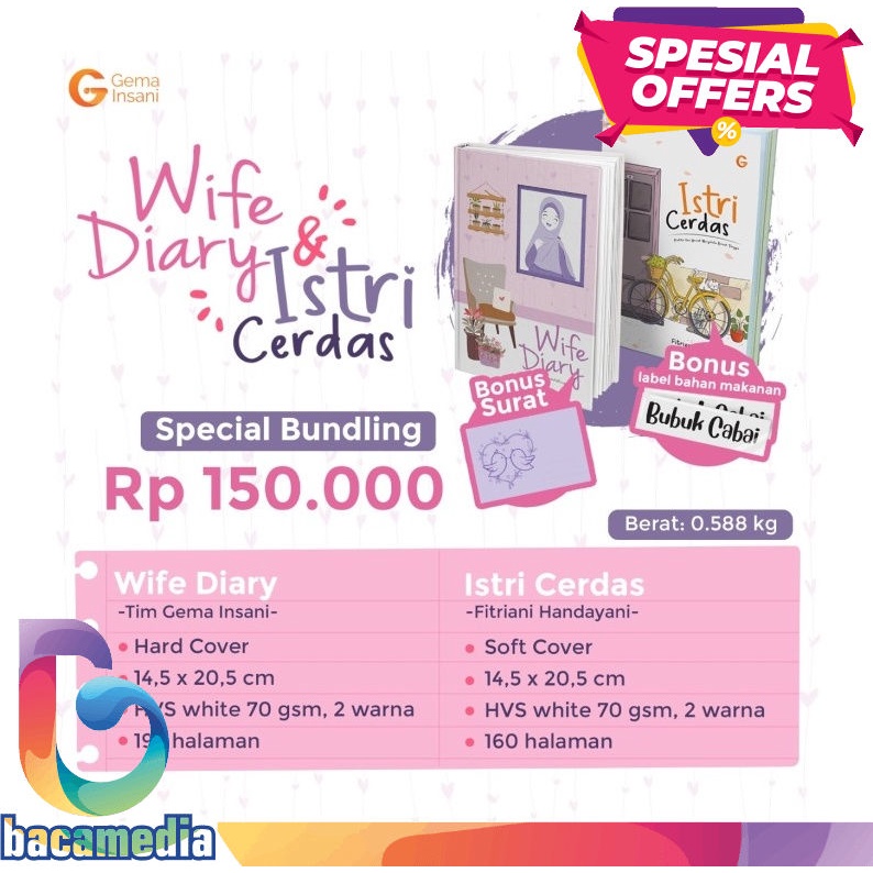 Jual 1 Set Buku Istri Cerdas & Wife Diary | Shopee Indonesia Jual 1 Set Buku Istri Cerdas & Wife Diary | Shopee Indonesia