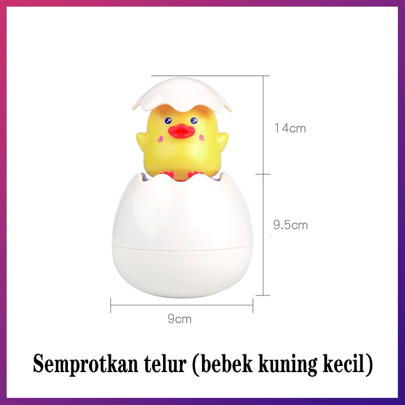 Jual [EM] Bak mandi bayi,mainan sabun balon,Duck Penguin Dino Egg Water ...