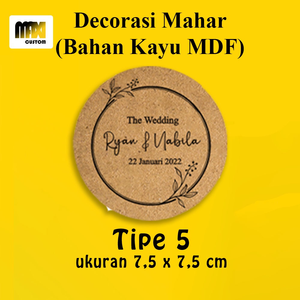Jual Nama Kayu Custom Decorasi Mahar / scrabbook/ name tag kayu nama ...