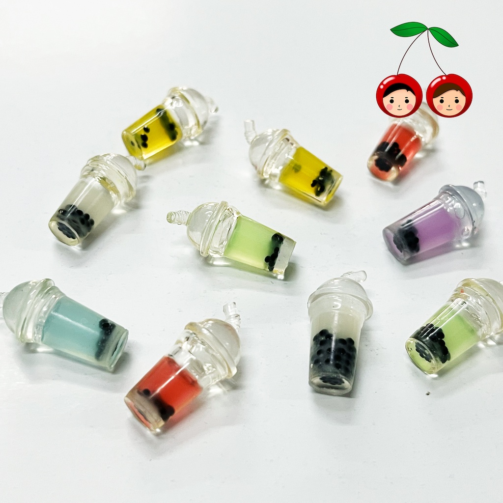 Jual Miniatur Miniature Dollhouse 1:12 Boba Tea Cup Bubble Tea | Shopee ...