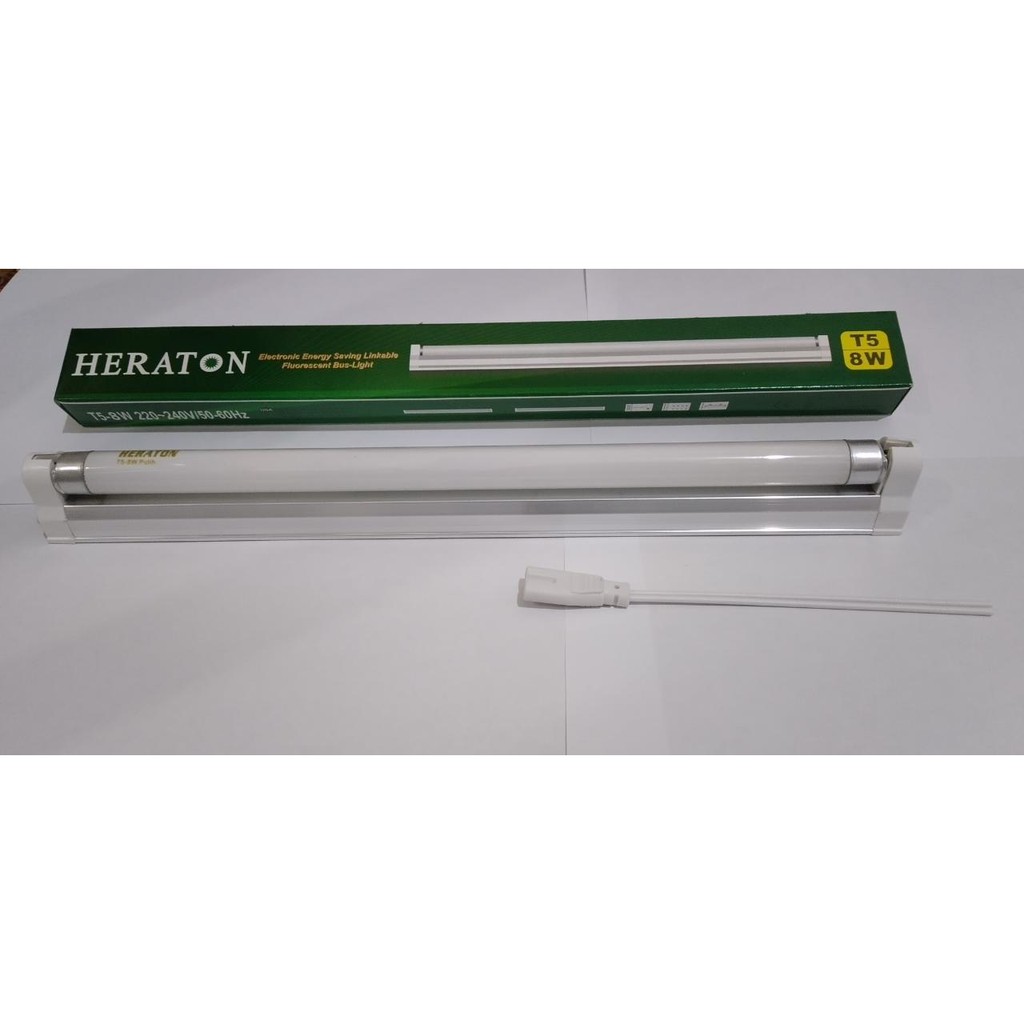 Jual Kap T5 LED 8w Set Bisa Disambung Garansi/MITSUWA Lampu OKE*** | Shopee Indonesia