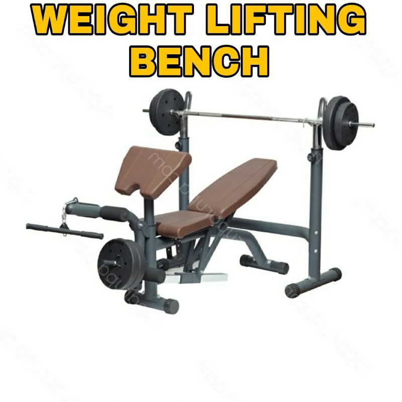 Jual ALAT PHYSICAL FITNESS FITNES WEIGHT HEAVY LIFTING LIFTER BENCH ...