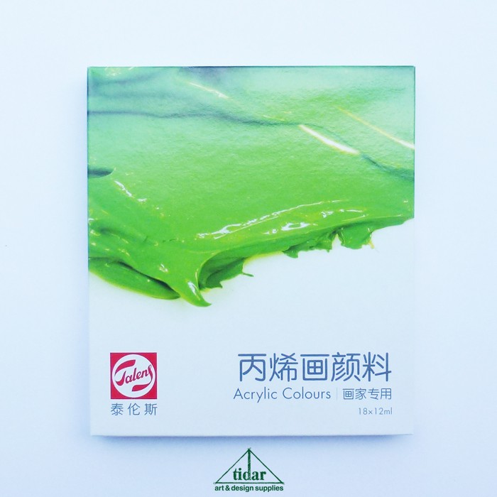 Jual Cat Akrilik Talens / Acrylic Colour / Color Set 18 x 12 ML Tube ...