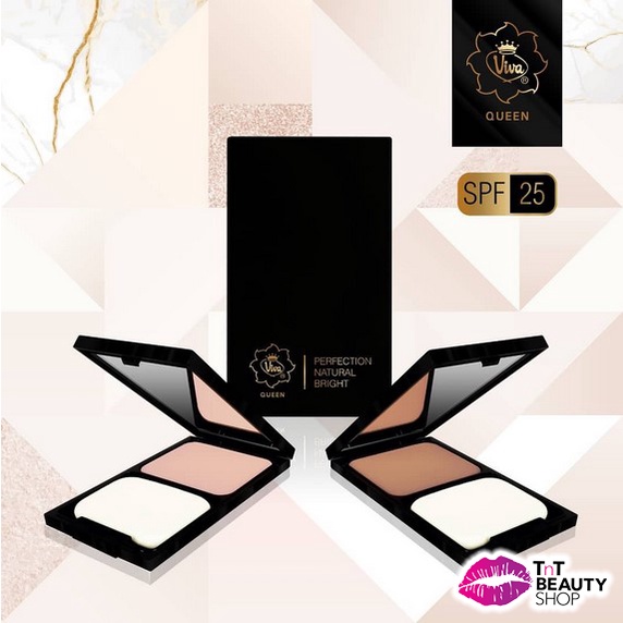 Jual Viva Queen Perfection Natural Bright Two Way Cake with UV A & UV B ...