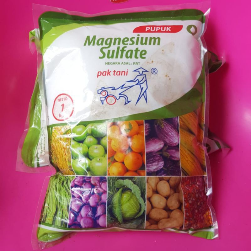 Jual pupuk MAGNESIUM SULFATE pak tani kemasan 1kg | Shopee Indonesia