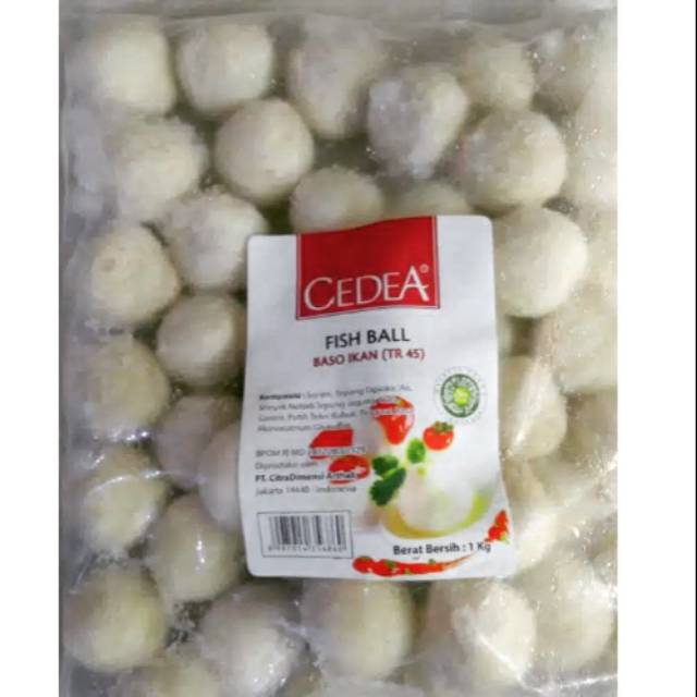Jual Cedea baso ikan TR45 1kg 50s premium fish ball | Shopee Indonesia
