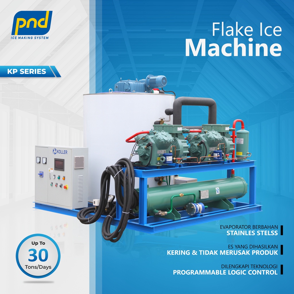 Jual Mesin Pembuat Es Flake | Es Serpih | Flake Ice Machine | KP Series ...