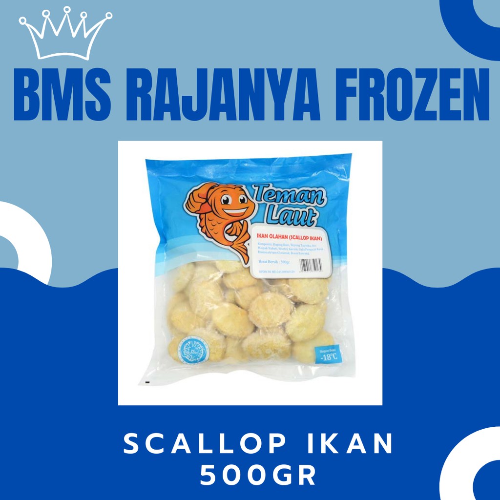 Jual TEMAN LAUT Scallop Ikan 500gr | Shopee Indonesia