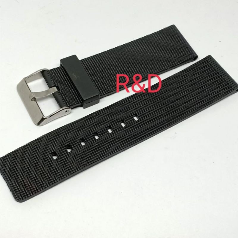 Jual Strap jam tangan BENETON Tali Jam RUBBER UNIVERSAL model pasir ...