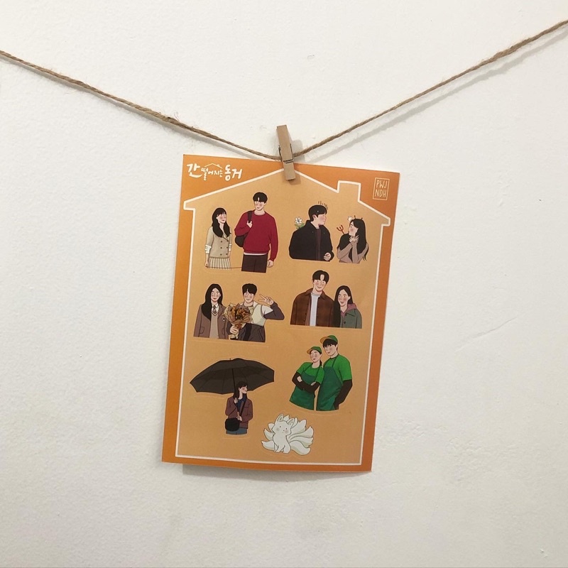 Jual My Roommate is Gumiho Sticker (Couple) | Shopee Indonesia