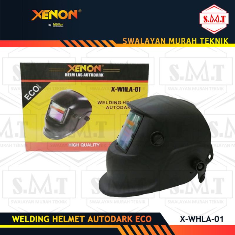 Jual Helm Las Auto Darkning Xenon Eco Kedok Las otomatis Helmet welding ...