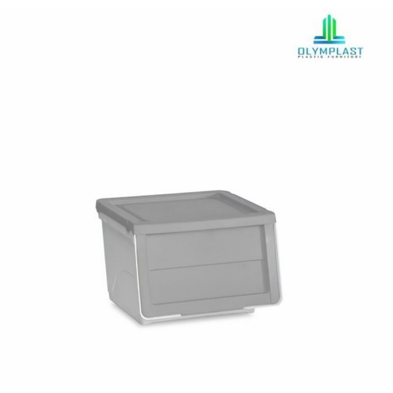 Jual box serbaguna box susun rak susun plastik olymplast countainer ...