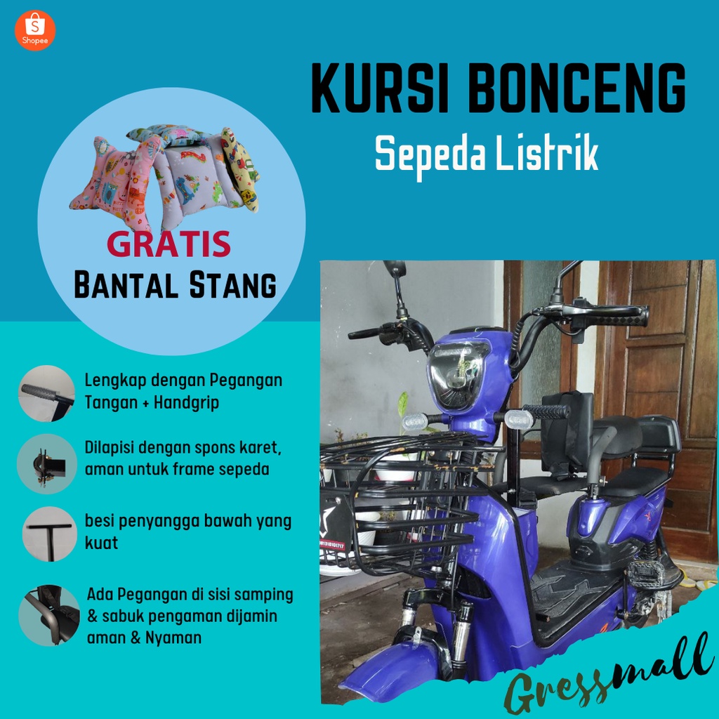 Jual Boncengan Anak Sepeda Listrik Boncengan Sepeda Listrik Boncengan ...