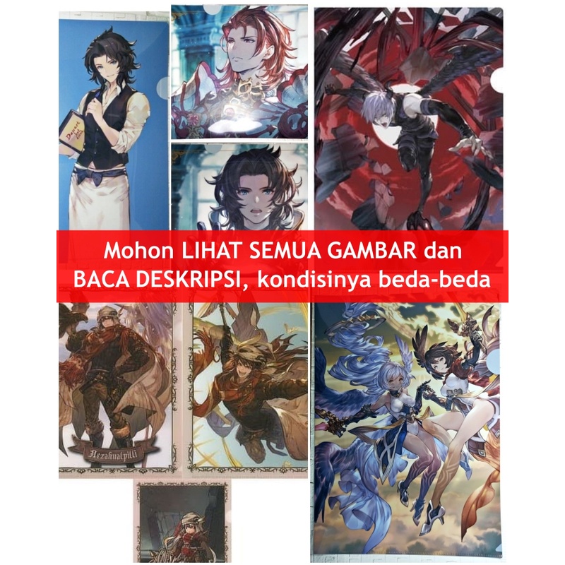 Jual Granblue Fantasy GBF Clear File Nezahualpili Azazel Israfel Azrael ...