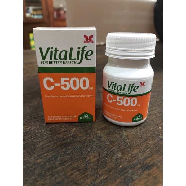 Jual vitalife c 500 vitamin c multivitamin | Shopee Indonesia