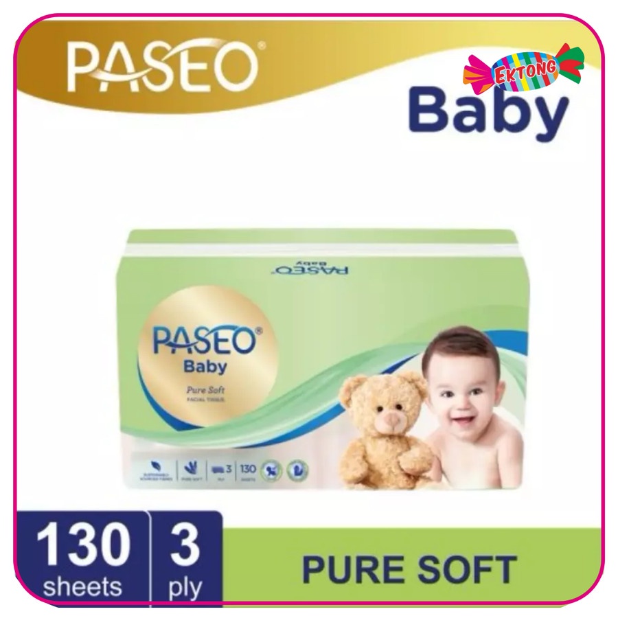 Jual PASEO BABY TISSUE 130 SHEETS / 3PLY | Shopee Indonesia