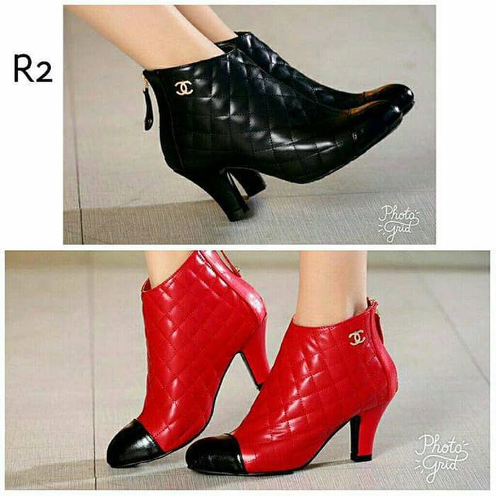Jual Unik Channel boots heels Berkualitas | Shopee Indonesia