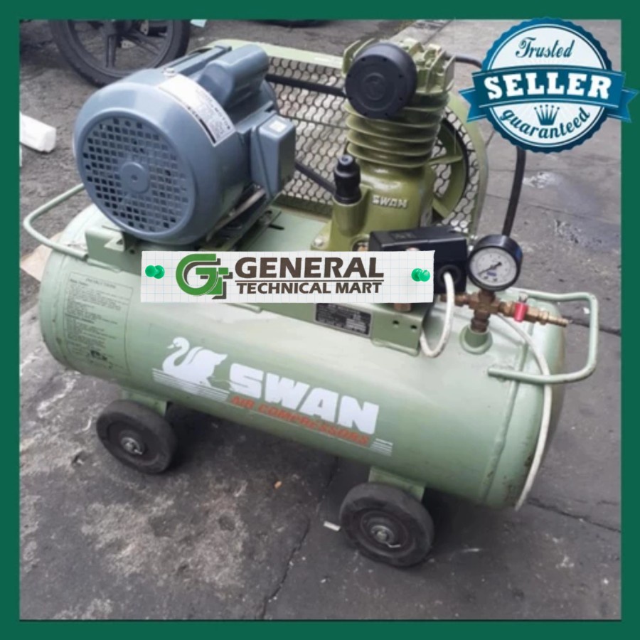 Jual SWAN AIR KOMPRESOR ANGIN Compressor Swan 1/4 HP 100%gulungan ...