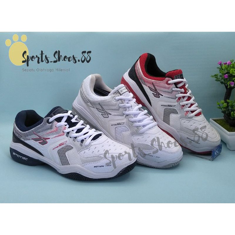 Jual SPOTEC SEPATU TENNIS CENTER LINE | Shopee Indonesia