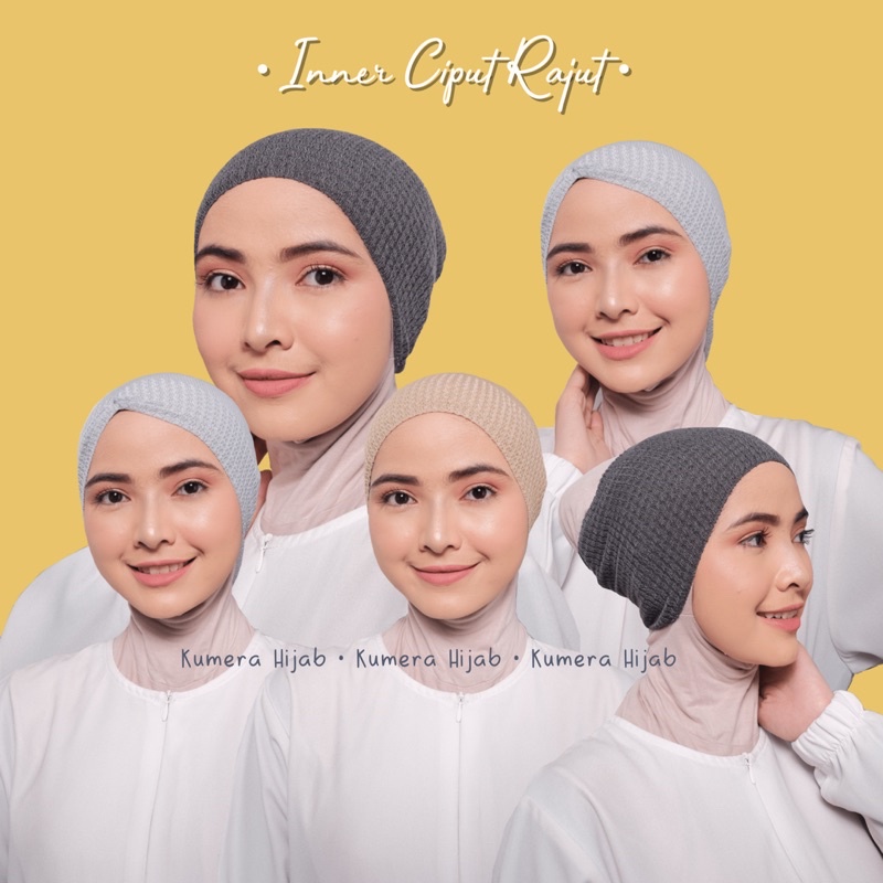 Jual Ciput Bandana Rajut Kerut Premium | Shopee Indonesia