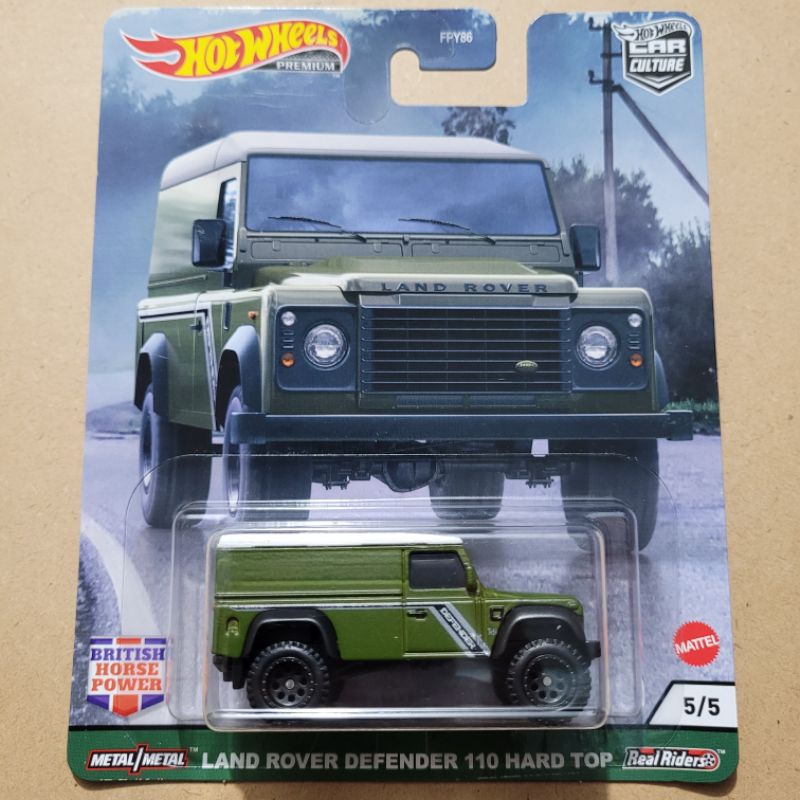 Jual HOT WHEELS PREMIUM LAND ROVER DEFENDER 110 HARD TOP [ GREEN WHITE ...