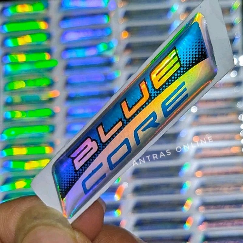 Jual stiker timbul emblem bluecore blue core yamaha sticker motor ...