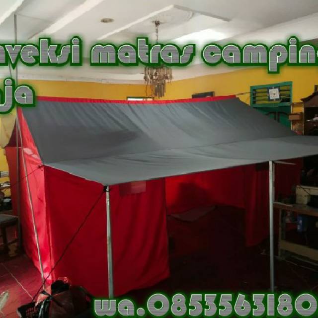 Jual Tenda Pramuka Model Posko Kap 8 sampai 10 Orang | Belum Termasuk ...