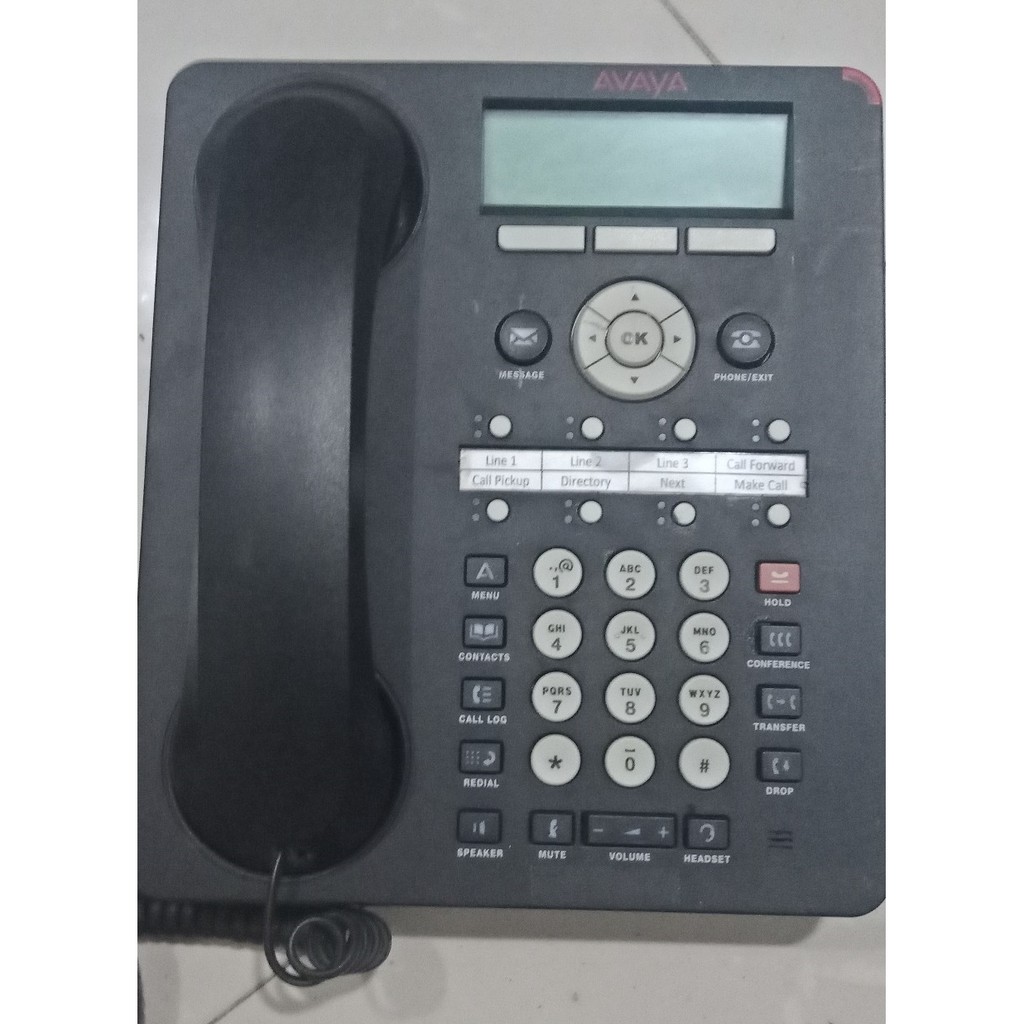 Jual Avaya 1608 ip digital phone warna hitam | Shopee Indonesia