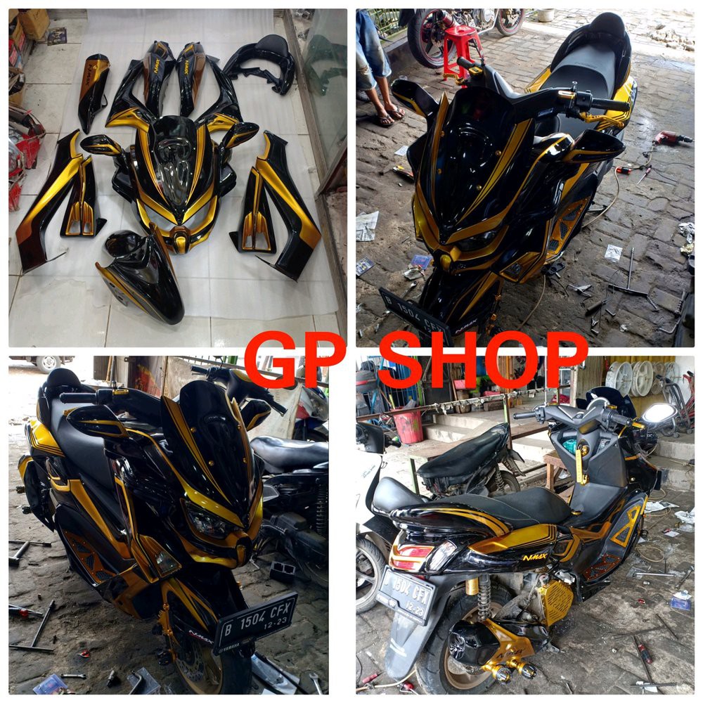 Jual sepaket modifikasi Nmax tameng predator full body | Shopee Indonesia