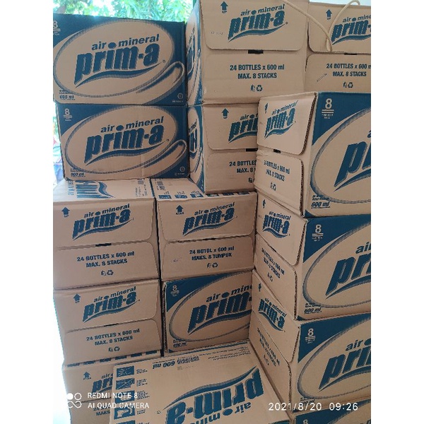 Jual prima 600ml x 24pcs | Shopee Indonesia