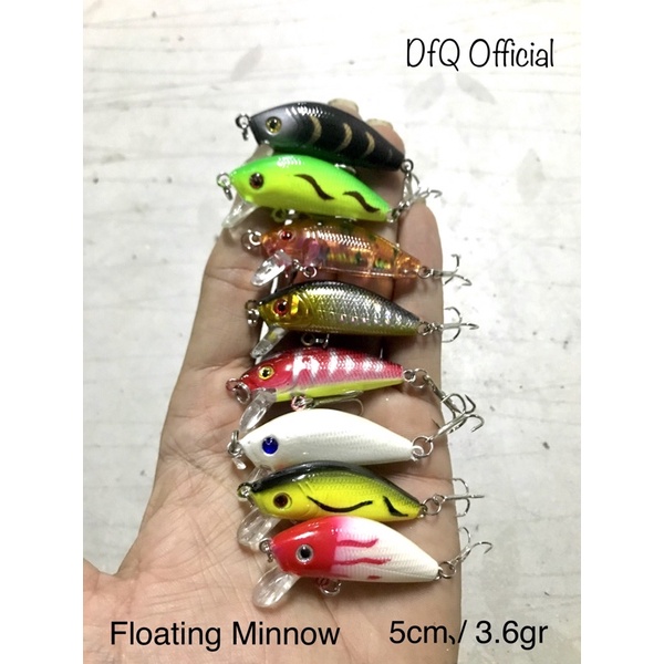 Jual Umpan Pancing Mini Minnow Floating Lure 5cm/3.6gr | Shopee Indonesia