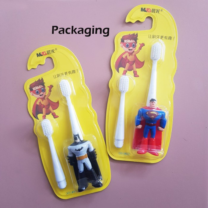 Jual Sikat Gigi Superheroes Batman Superman Toothbrush | Shopee Indonesia