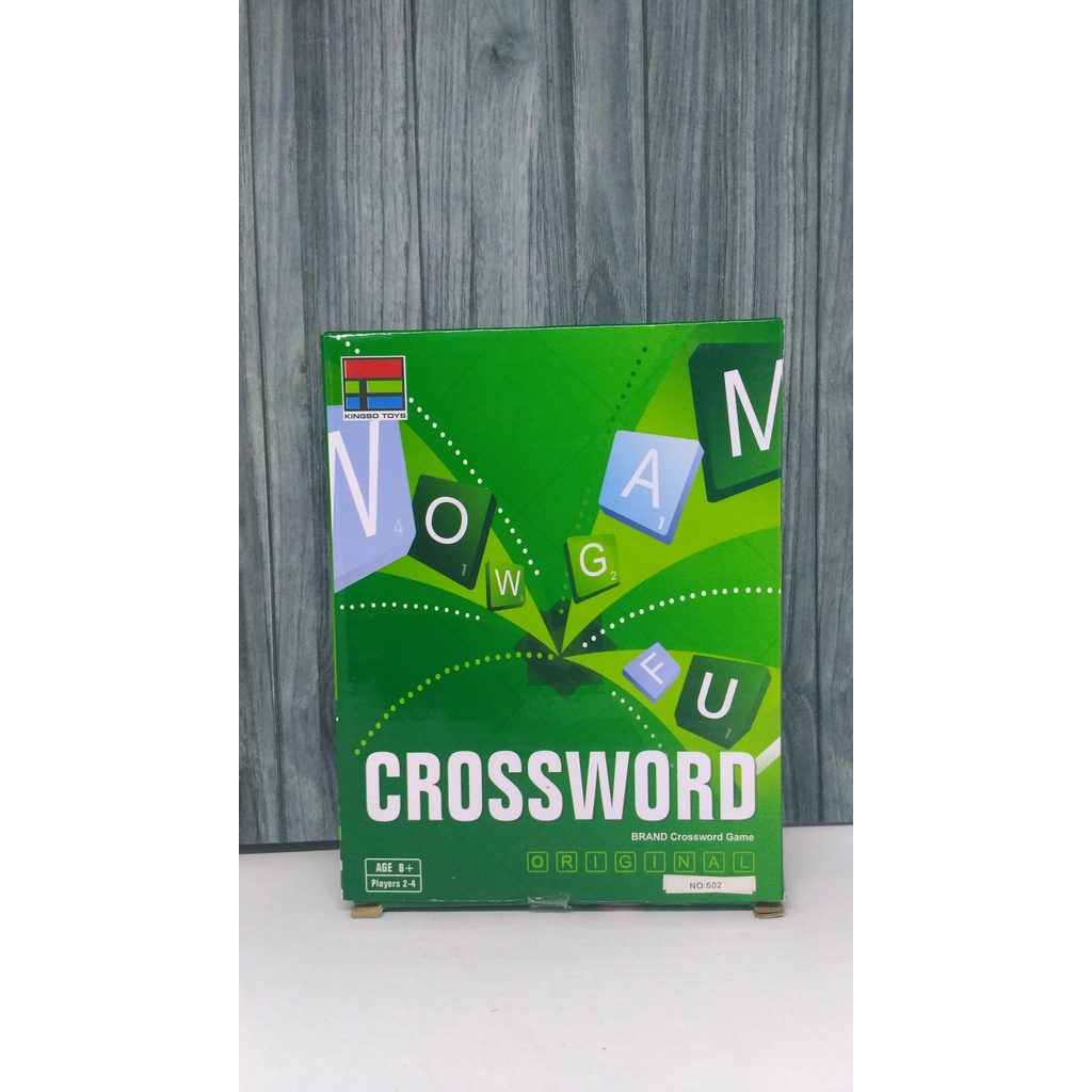 Jual Mainan Edukasi Permainan Susun Huruf Rangkai Kata Crossword Game ...