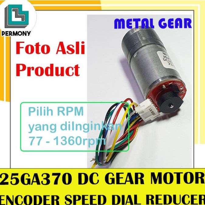 Jual ENCODER 25GA370 DC 12V MOTOR DINAMO GEAR BOX DYNAMO GEARBOX | Shopee Indonesia