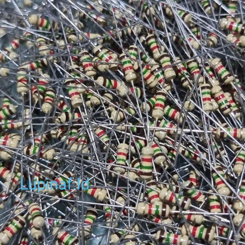 Jual RESISTOR 1/4W 1/4 W 1/4WAT 0.25W 0.25 WATT | Shopee Indonesia