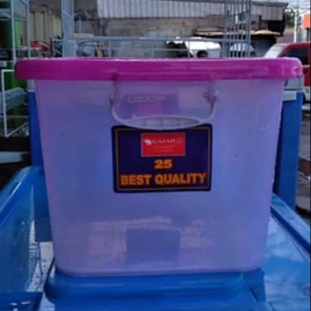 Jual Box Container / Kotak Kontainer Plastik Serbaguna 25L / 25 liter ...