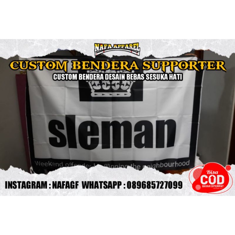 Jual CUSTOM BENDERA SUPPORTER BEBAS GAMBAR | Shopee Indonesia