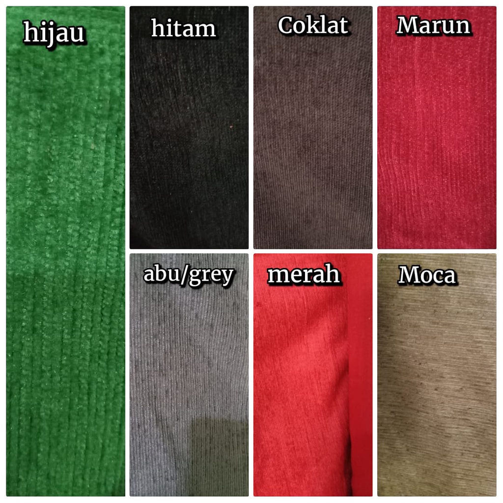 Jual Kain Sofa Chenille Polos Meteran // Kain Chenille Hikaron // Kain ...