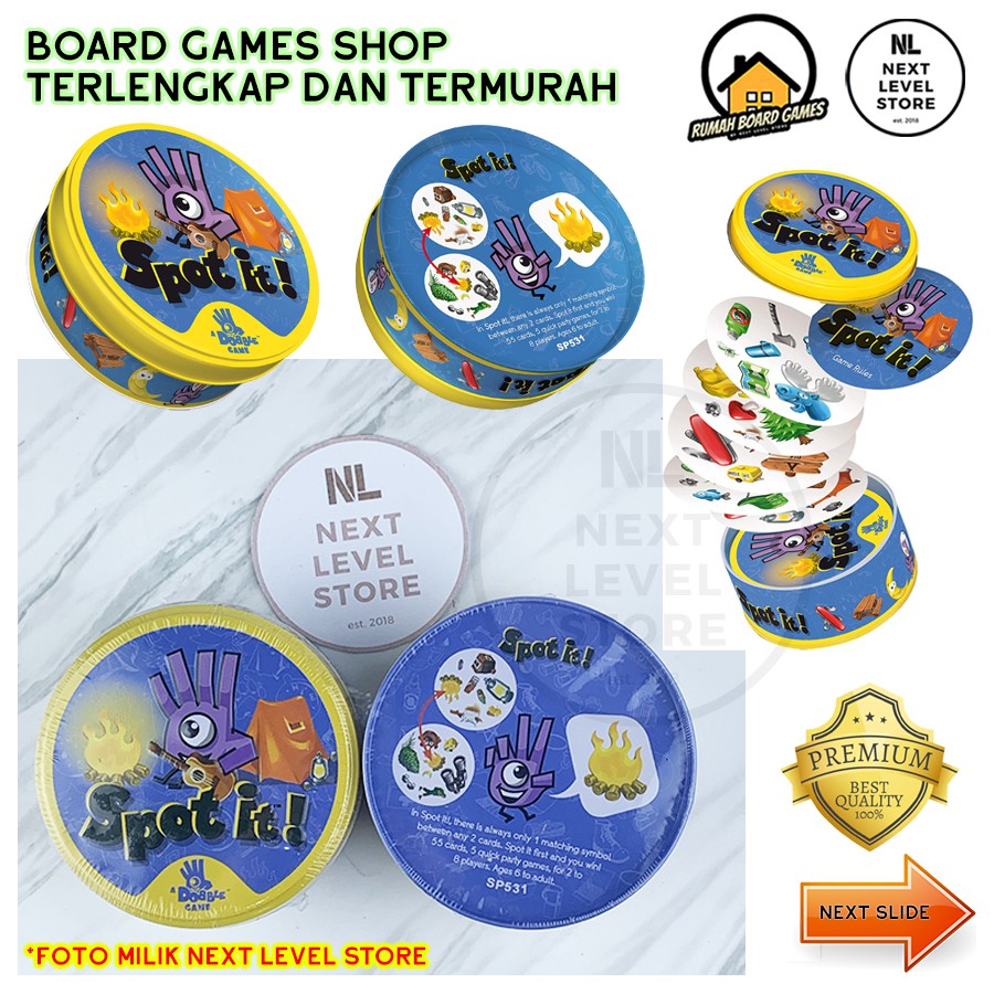 Jual Spot It ! Complete Edition - Dobble Board Game Games Edukasi ...