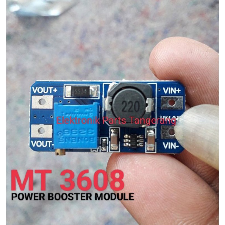 Jual MT3608 DC STEP UP 2A POWER BOOSTER MODULE ARDUINO RASPBERRY MT 3608 MODULE STEP UP MODUL ...